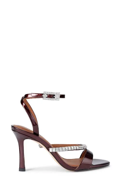 Kurt Geiger Crystal Ankle Strap Sandal - Medium Red