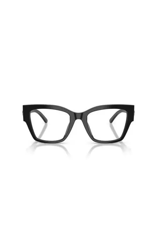 Dolce & Gabbana Butterfly Acetate Eyeglasses With Embellishments - Black