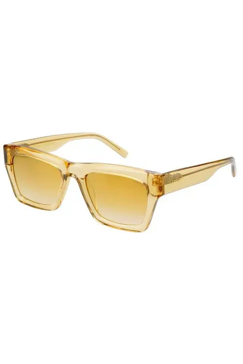 FREYRS EYEWEAR Nico Square Sunglasses - Tan/mirror