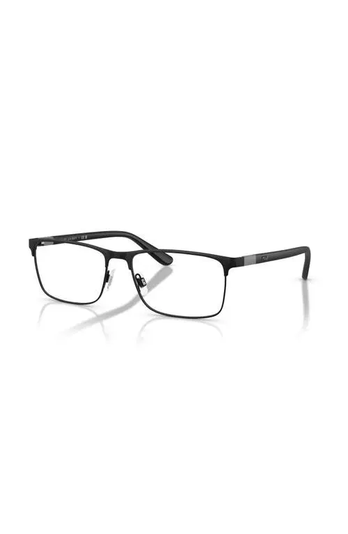 Polo Ralph Lauren 58mm Rectangle Eyeglasses - Black