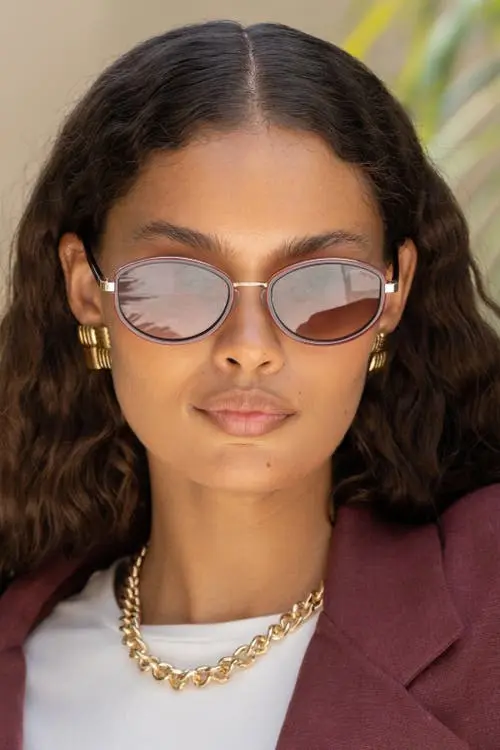 FREYRS EYEWEAR Jordan Oval Frame Sunglasses