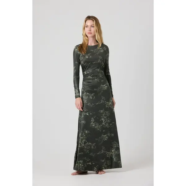 BY TESS COLLECTION Carrie Maxi Dress - Green Floral