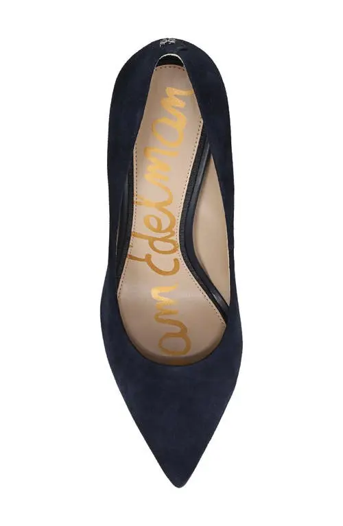 Sam Edelman Hazel Pointed Toe Pump - Navy