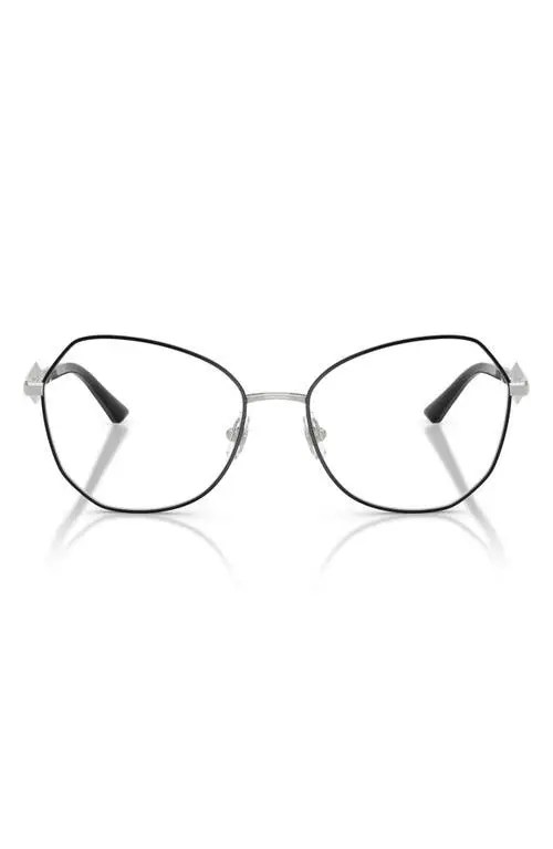 JIMMY CHOO 55mm Optical Glasses - Silver/black/demo Lens