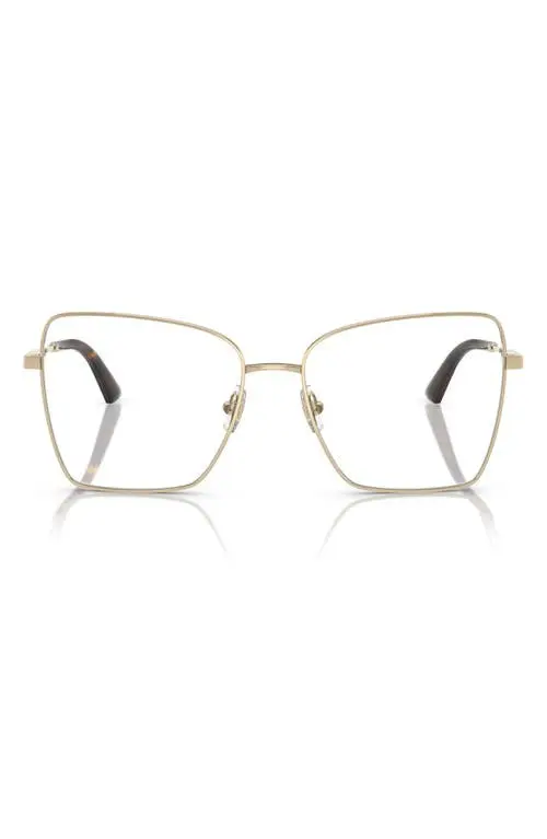 JIMMY CHOO 55mm Pillow Optical Glasses - Pale Gold/demo Lens