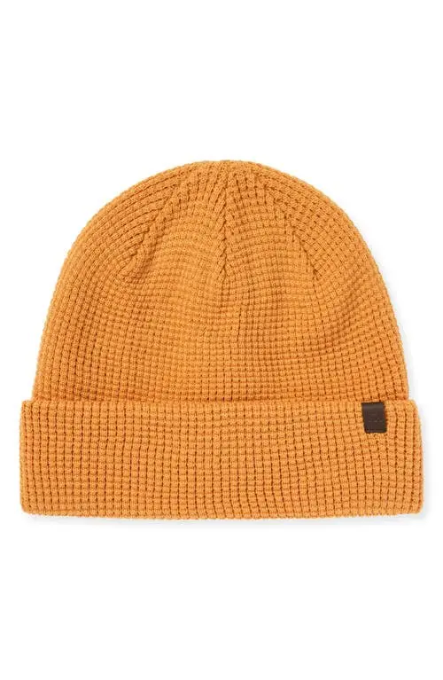 Travis Mathew Cloud Waffle Beanie - Spruce Yellow