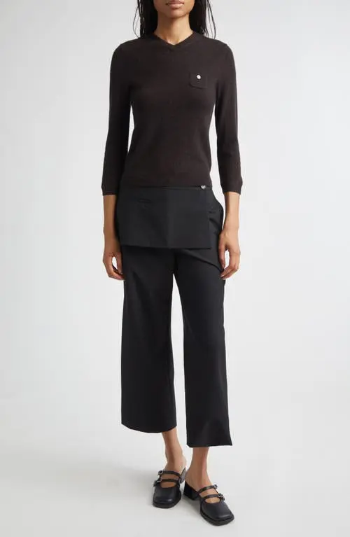 Sandy Liang Bisky Wool & Cashmere Sweater