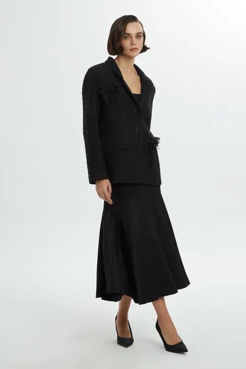 GIZIA Double-breasted Tailored Outerwear Jacket
