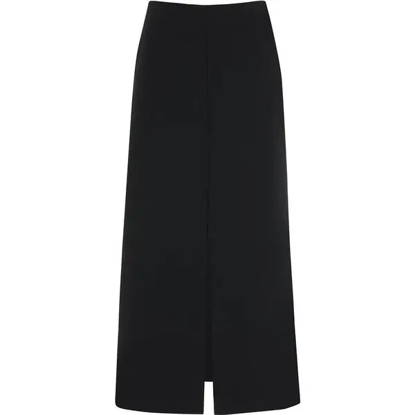 GIZIA Slit Straight Cut Midi Skirt