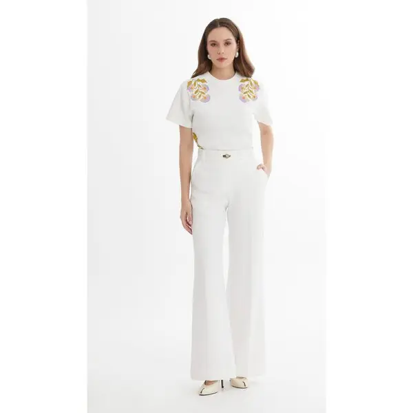 GIZIA High-waist Pleated Palazzo Pants