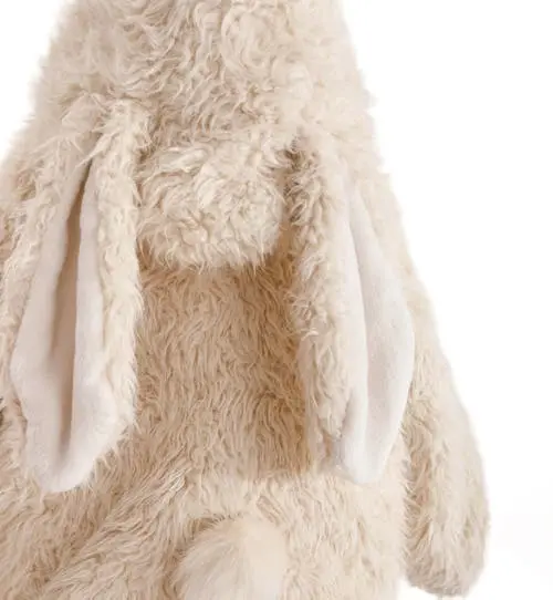 TULLEEN Bunny-eared Faux Fur Jacket
