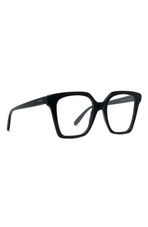 Loewe 52mm Geometric Optical Glasses - Shiny Black