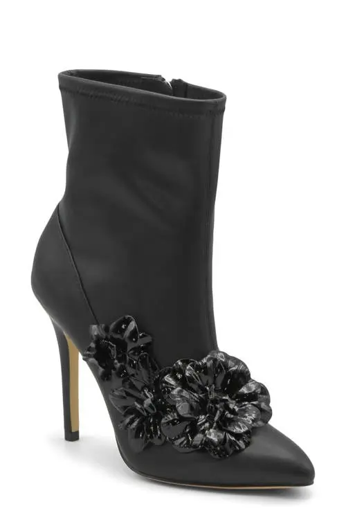 Charles By Charles David Perla Flower Pointed Toe Bootie