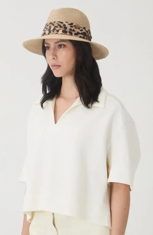 Eugenia Kim Courtney Upf 25+ Packable Straw Fedora - Sand