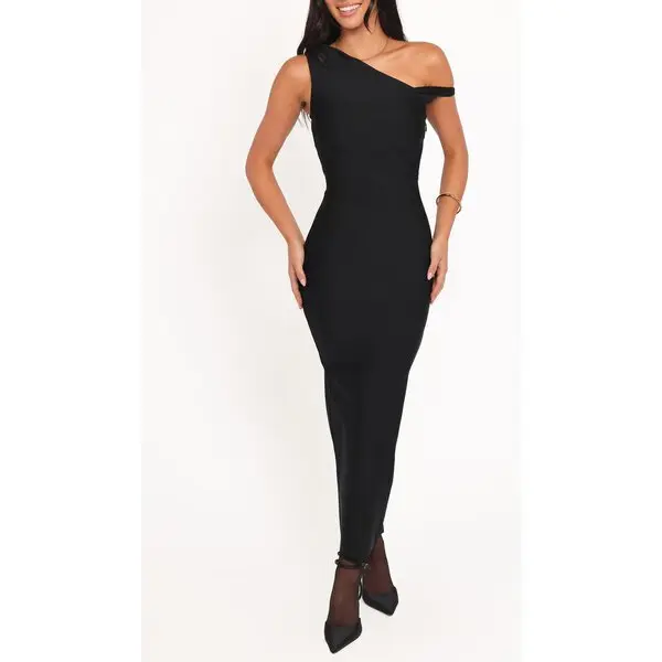 PETAL & PUP Hudson One-shoulder Body-con Dress
