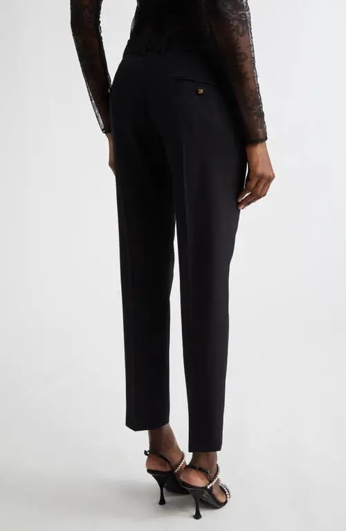 Dolce & Gabbana Low Rise Stretch Wool Ankle Pants