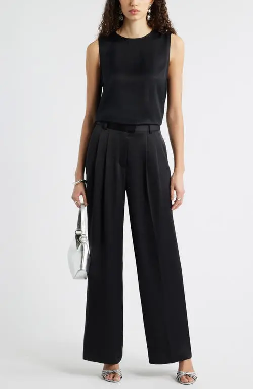 Nordstrom Satin Scoop Neck Tank