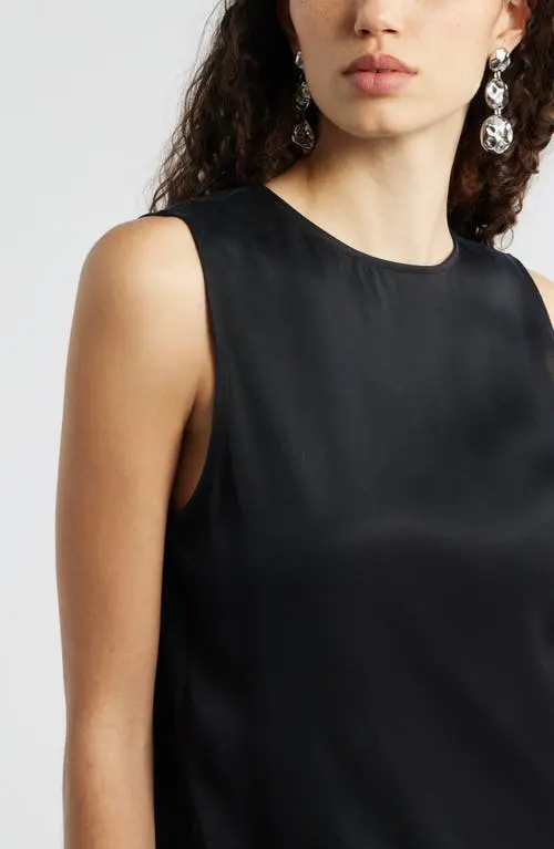 Nordstrom Satin Scoop Neck Tank