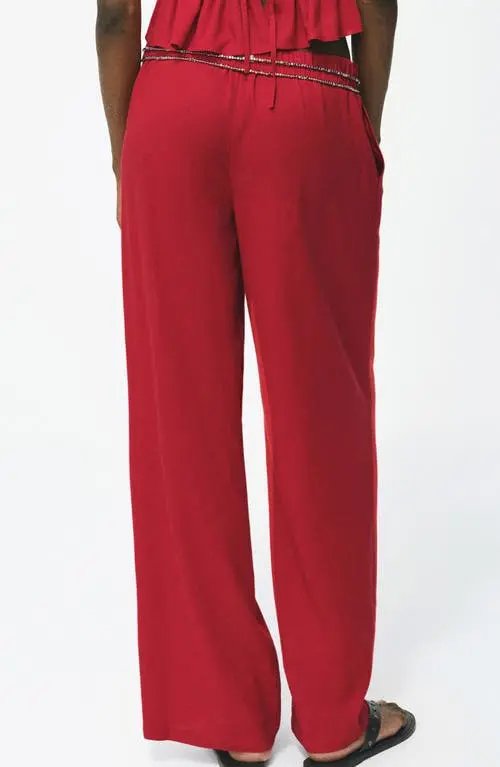 Mango Straight-leg Pull-on Pants