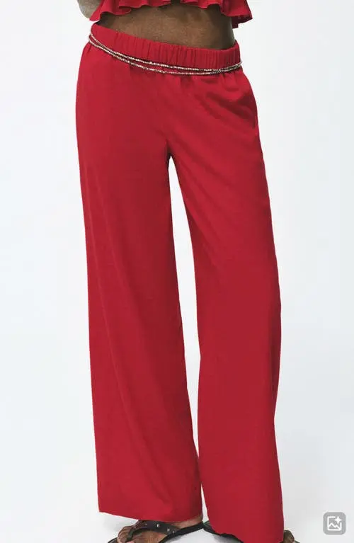 Mango Straight-leg Pull-on Pants