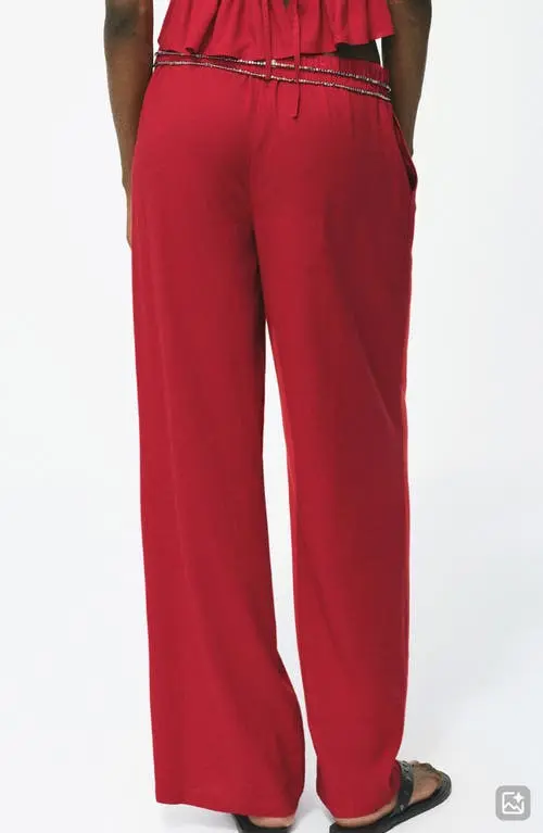 Mango Straight-leg Pull-on Pants