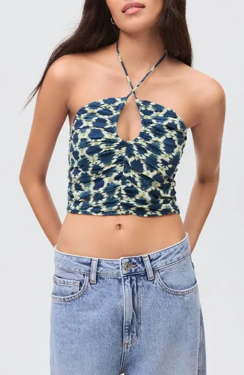 Mango Crop Halter Top