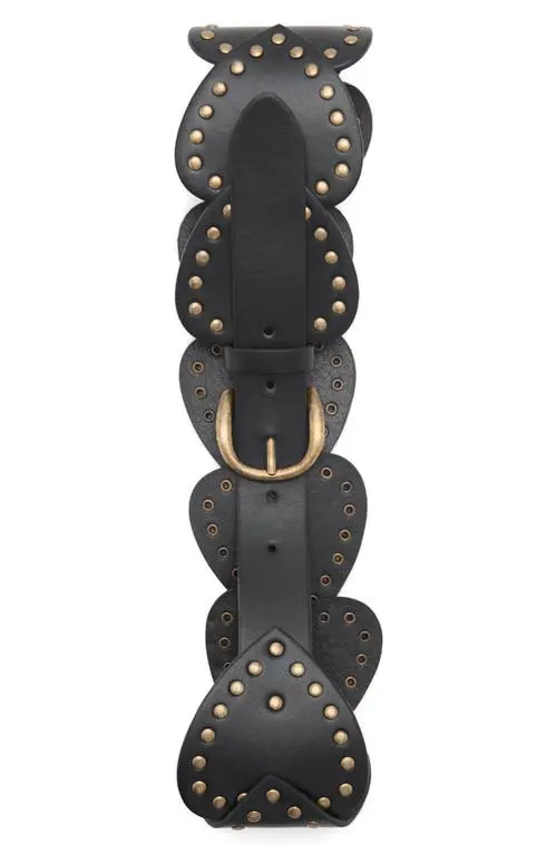 Mango Studded Heart Belt