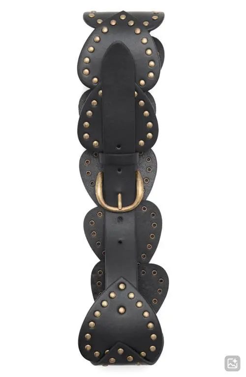 Mango Studded Heart Belt