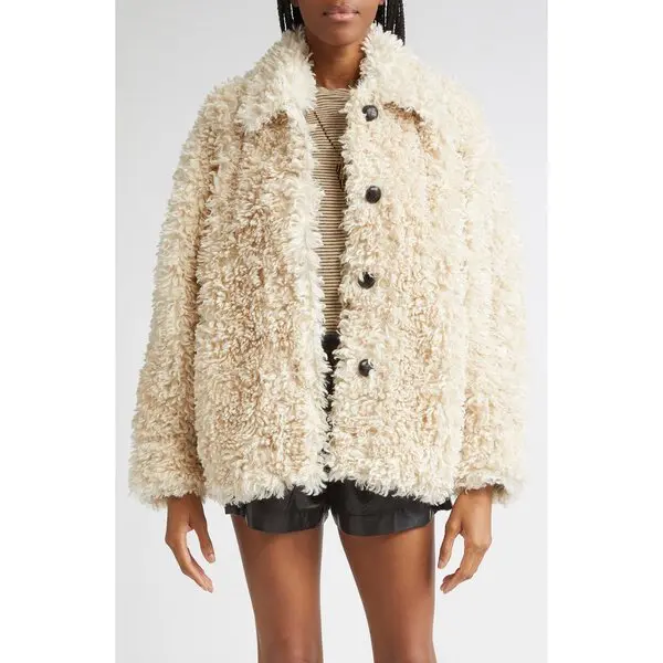 Isabel Marant Tarvey Faux Shearling Jacket