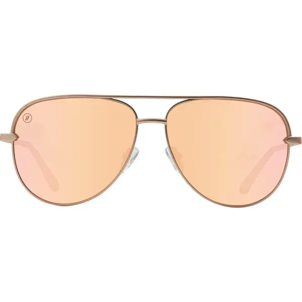 BLENDERS EYEWEAR 60.5mm Polarized Aviator Sunglasses - Flirt Wagon