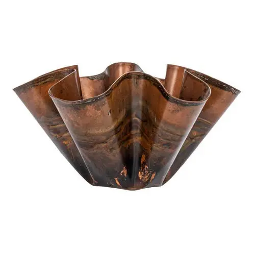 STORIED HOME Metal Organic Shaped Planter