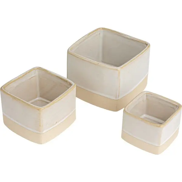 STORIED HOME Ceramic Nesting Containers