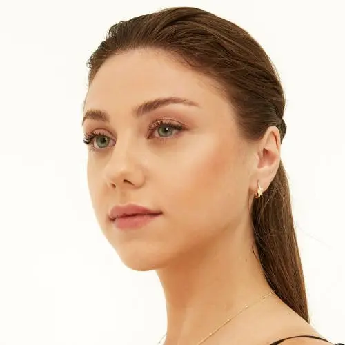SPERO LONDON Sterling Knot Earrings - Gold