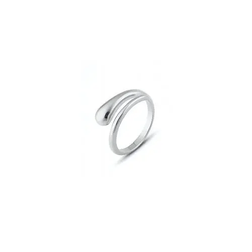 SPERO LONDON Signature Sterling Snake Stacking Ring - Silver