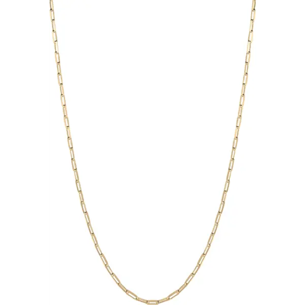 SPERO LONDON Rectangular Link Chain Sterling Necklace - Gold
