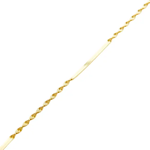 SPERO LONDON Semi Singapore Sterling Bracelet - Gold