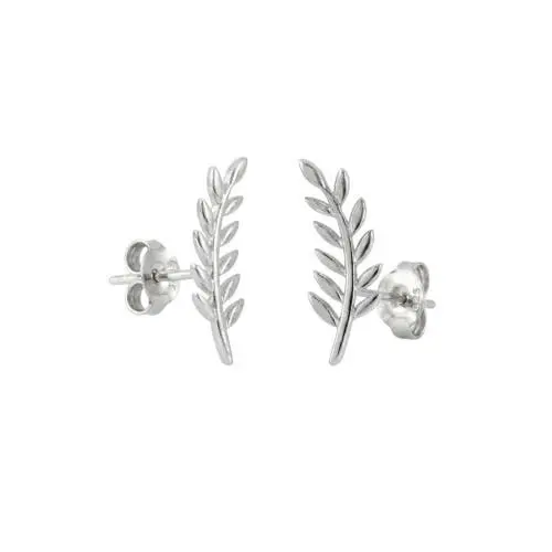 SPERO LONDON Wheat Sterling Stud Earrings - Silver