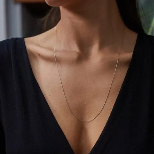 SPERO LONDON Italian Sterling Chain Necklace - Silver