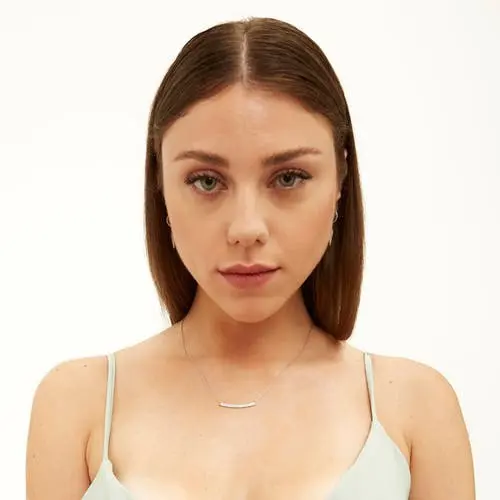 SPERO LONDON Sterling Concave Bar Necklace - Silver
