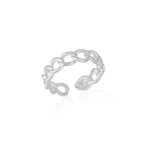 SPERO LONDON Sterling Chain Ring - Silver