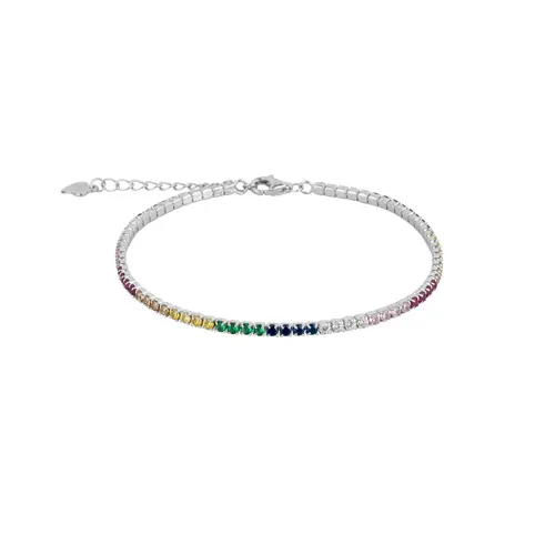 SPERO LONDON Sterling Tennis Bracelet - Silver