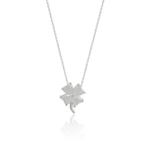 SPERO LONDON Four Leaf Clover Sterling Pendant Necklace - Silver
