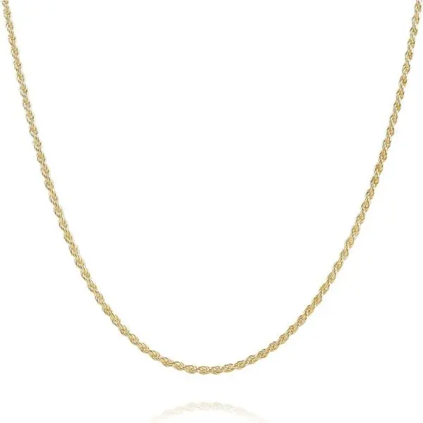 SPERO LONDON Sterling Rope Chain Necklace - Gold