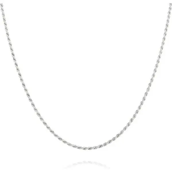 SPERO LONDON Sterling Rope Chain Necklace - Silver
