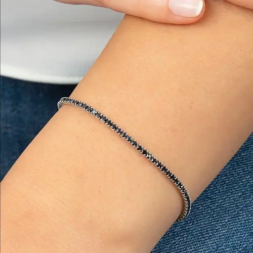 SPERO LONDON Sterling Mini Tennis Bracelet