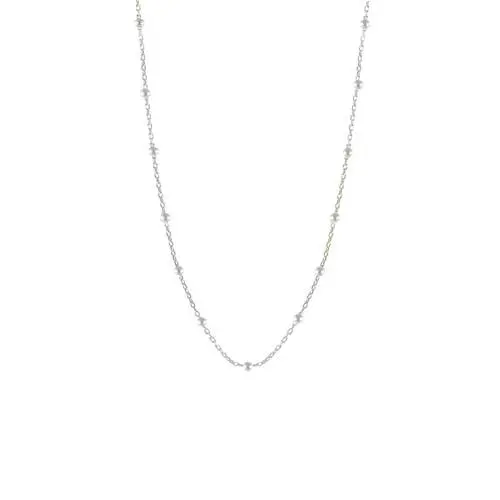 SPERO LONDON Bead Chain Sterling Satellite Necklace - Silver