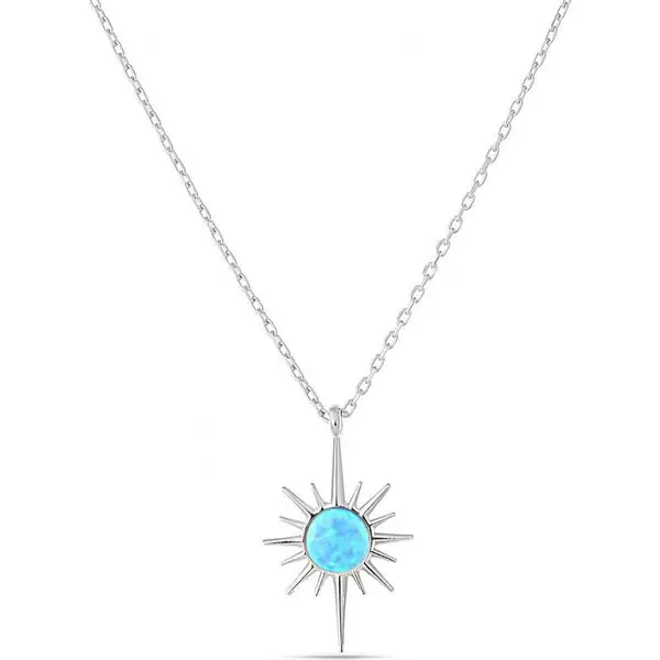 SPERO LONDON Northernstar Sterling Pendant Necklace - Silver