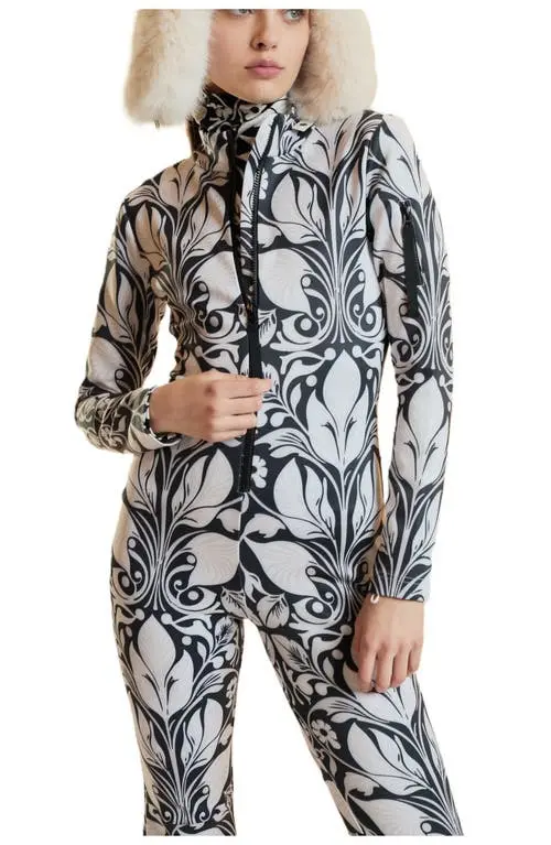 Cynthia Rowley Printed Ski Suit