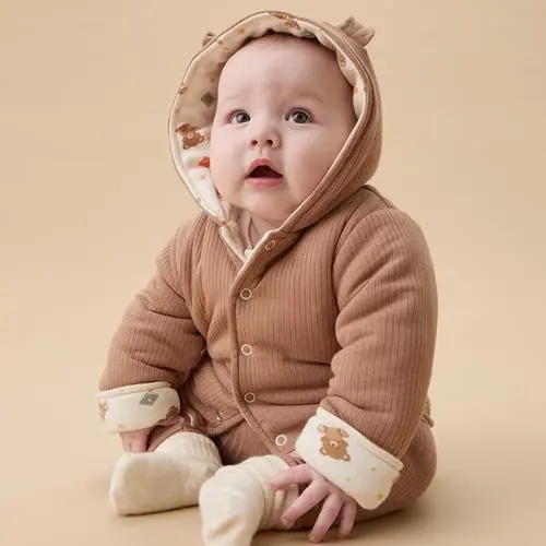 MORI Teddy Bear Reversible Hooded Jacket