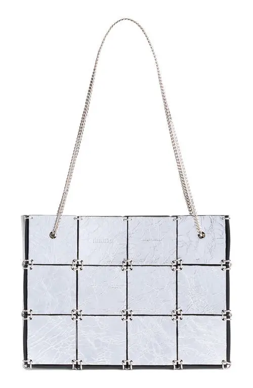 Khaite Mini Emma Metallic Evening Bag - Silver 126